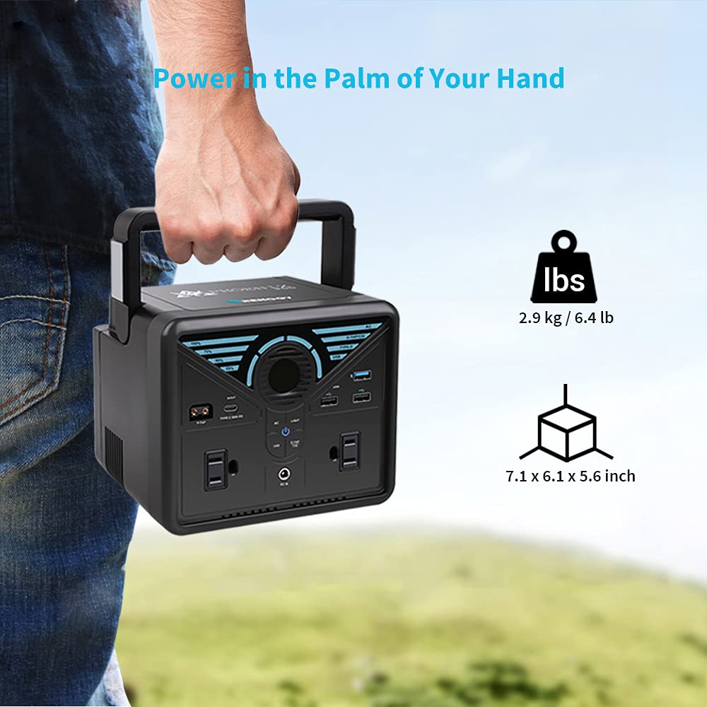 Renogy Solar Generator Phoenix 300 Portable Power Station, 337Wh CPAP ...