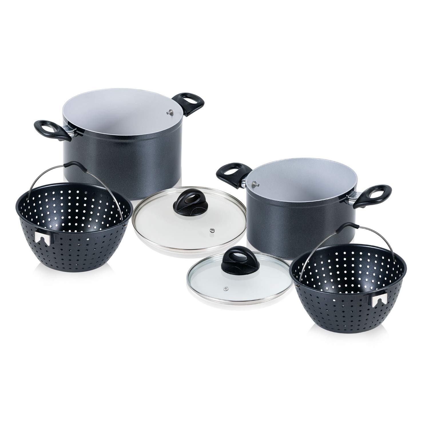 Genius Cerafit Magic Pot Saucepan Set Of 6 Pieces 20 | Desertcart Ireland