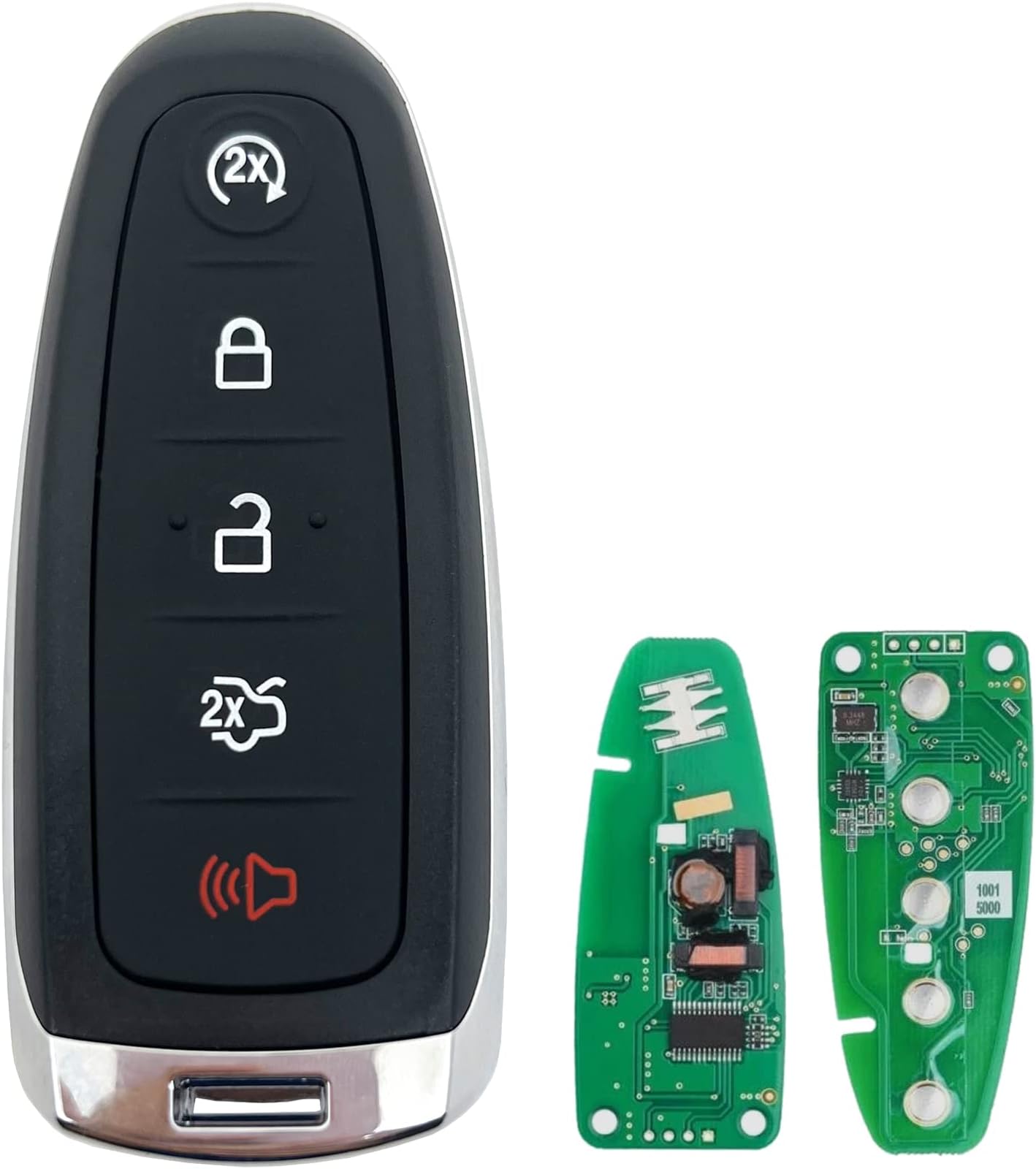 Amazon.com: 5 Buttons Keyless Remote Car Key Fob Fit for Ford Explorer ...