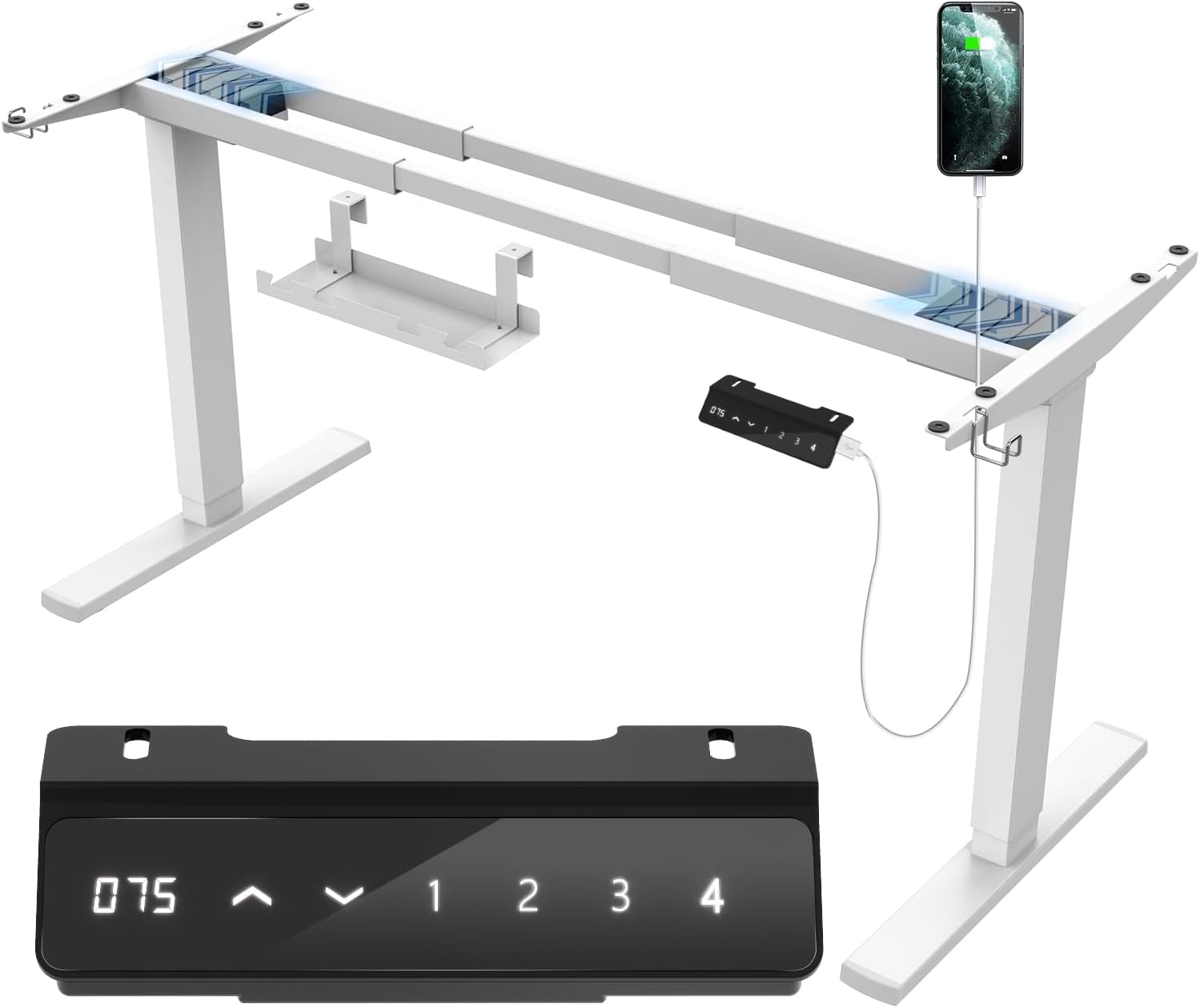 JUMMICO dual motor table frame height adjustable Australia | Ubuy