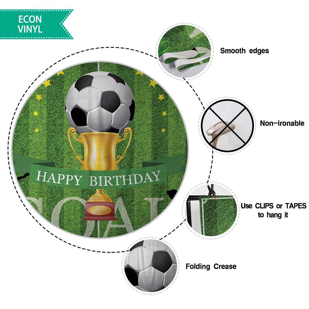 Buy Allenjoy 7x5ft Soccer Backdrop for Boys Birthday Party Football ...