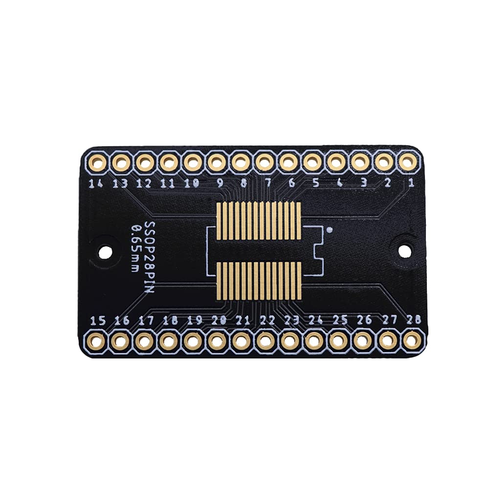 Snapklik.com : 10pcs SSOP 28pin 065MM/SOP 28pin 1.27MM To DIP Adapter ...