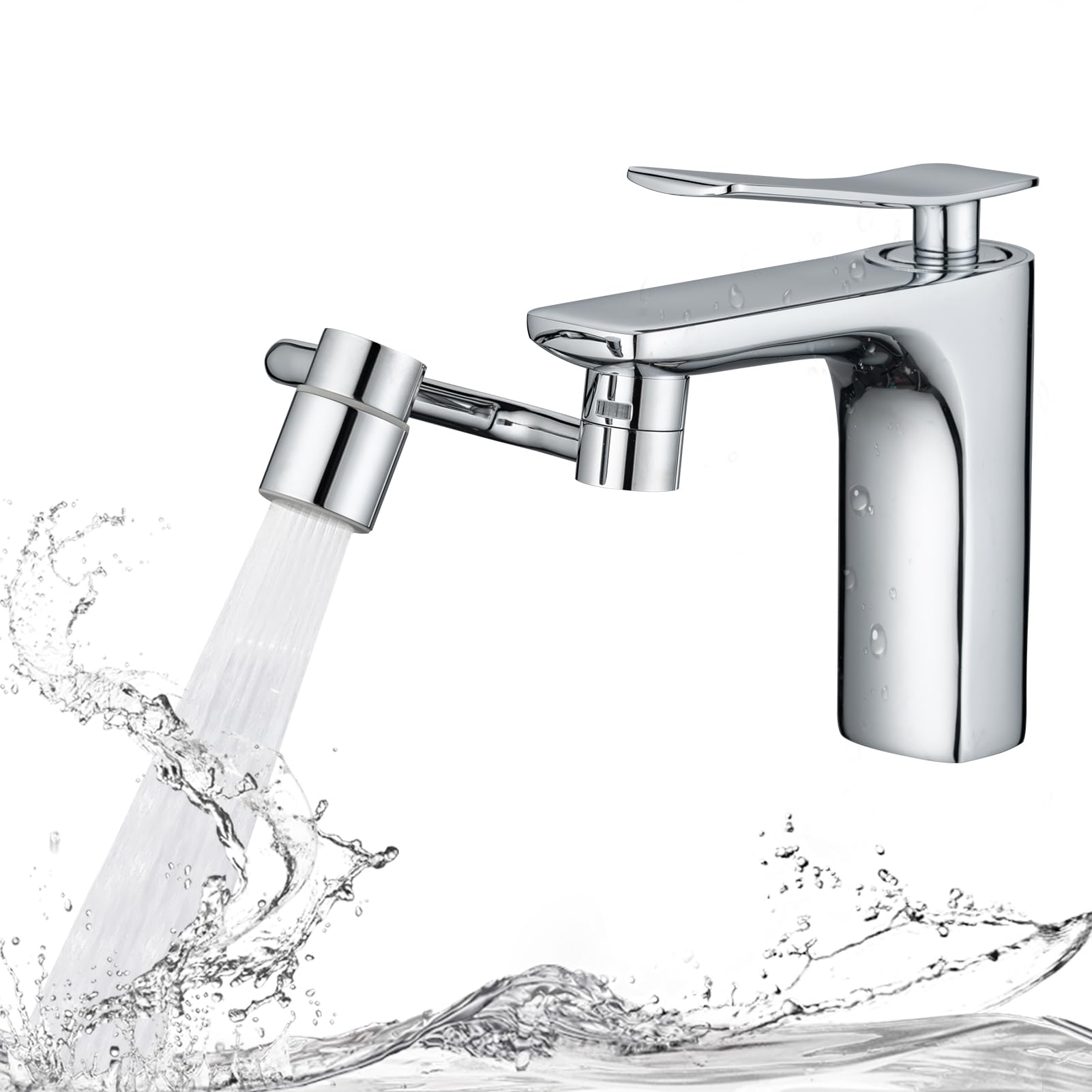 SELLO 1080° Swivel Faucet Extender, Sink Water Faucet Aerator with ...
