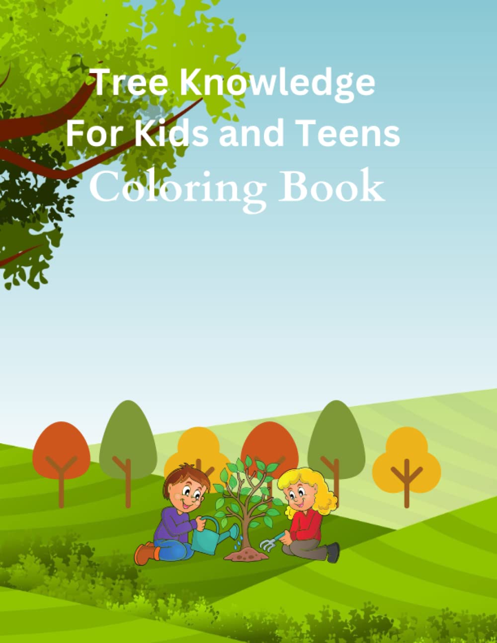 Buy Tree Knowledge for Kids and Teens Coloring Book: Names of Different ...