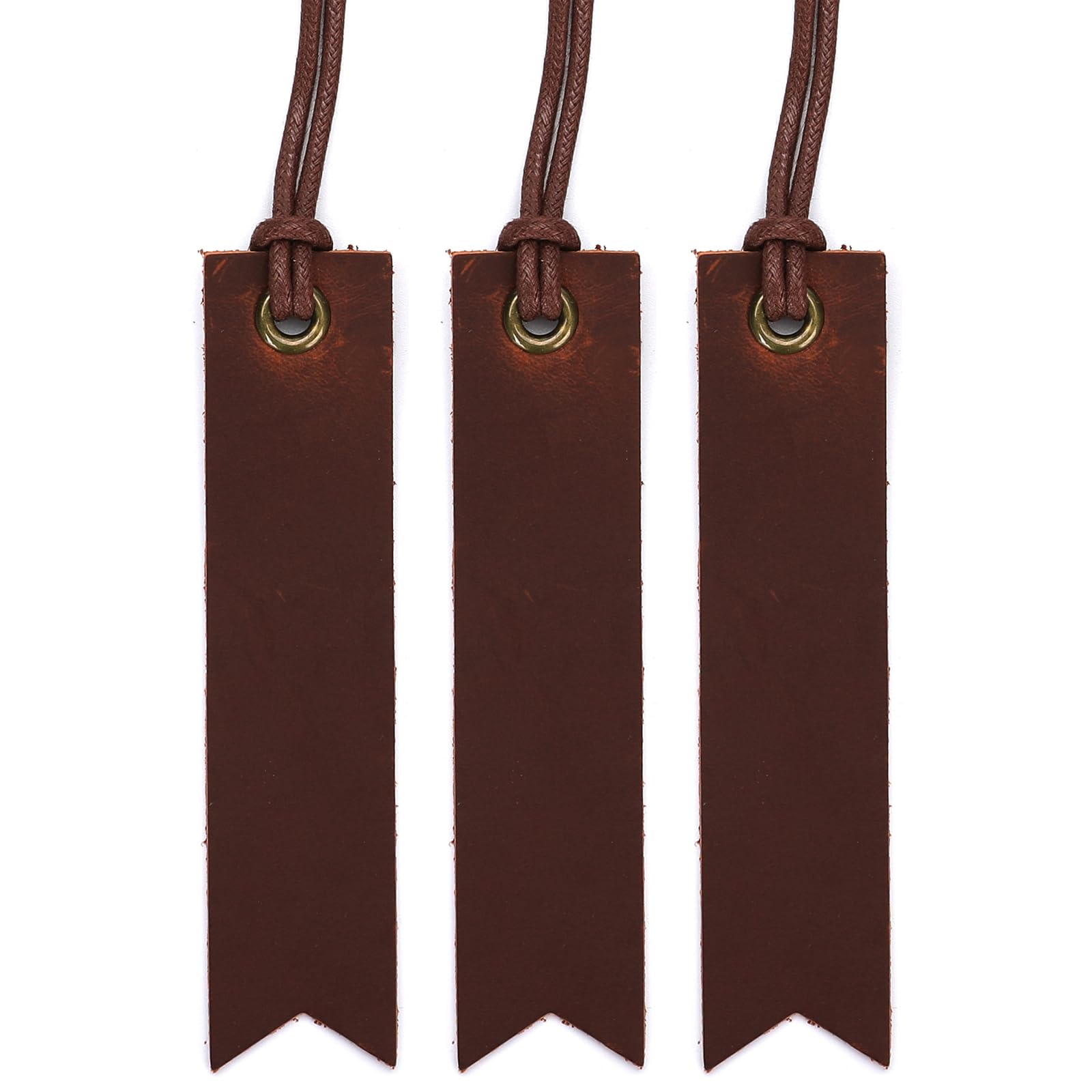 Amazon.com: Vantoo Personalized Genuine Leather Bookmarks with Tassel ...