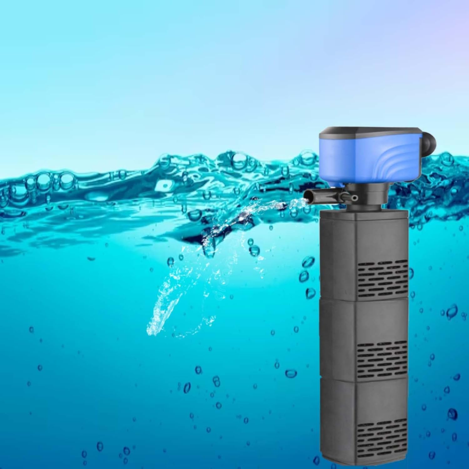XINXIU Fish Tank Filter - Silent Internal Aquarium Filter for Clean ...