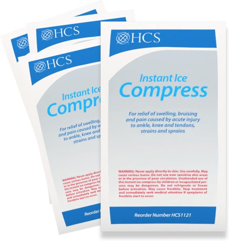 Amazon.com: HCS Instant Ice Packs for Injuries, Disposable - Cold ...