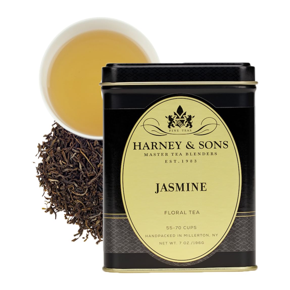 Amazon.com : Harney & Sons Jasmine, 7oz Tin of Loose Tea : Grocery ...