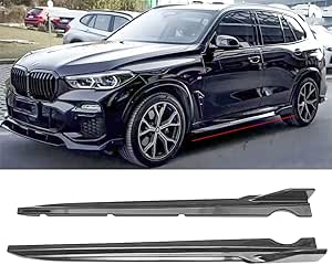 Amazon.com: CHIESMA Side Skirts Fit for 2019-2024 BMW X5 G05 M Sport ...