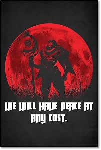 Amazon.com: Isaveart Overwatchs Ramattra Moon for Fan Video Game Wall ...