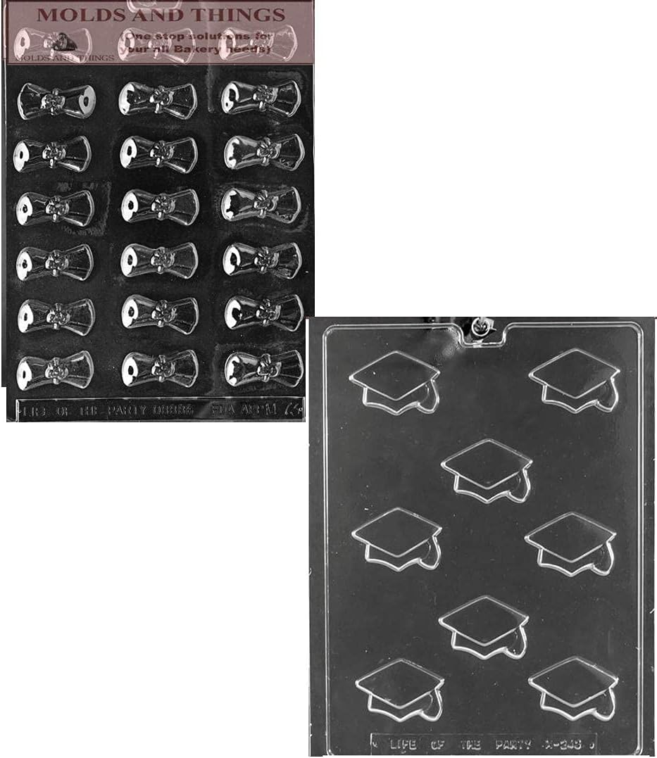 Amazon.com: Diplomas and Graduation chocolate candy mold With © Candy ...