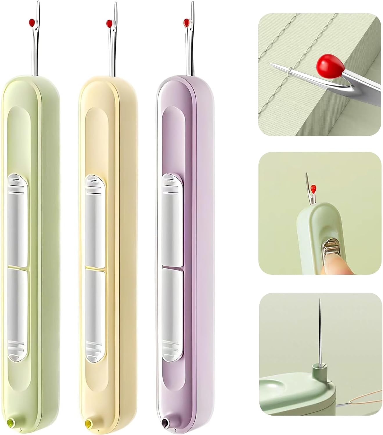 Amazon.com: Girlsvorlsvi Upgraded 2 in 1 Automatic Needle Threaders ...