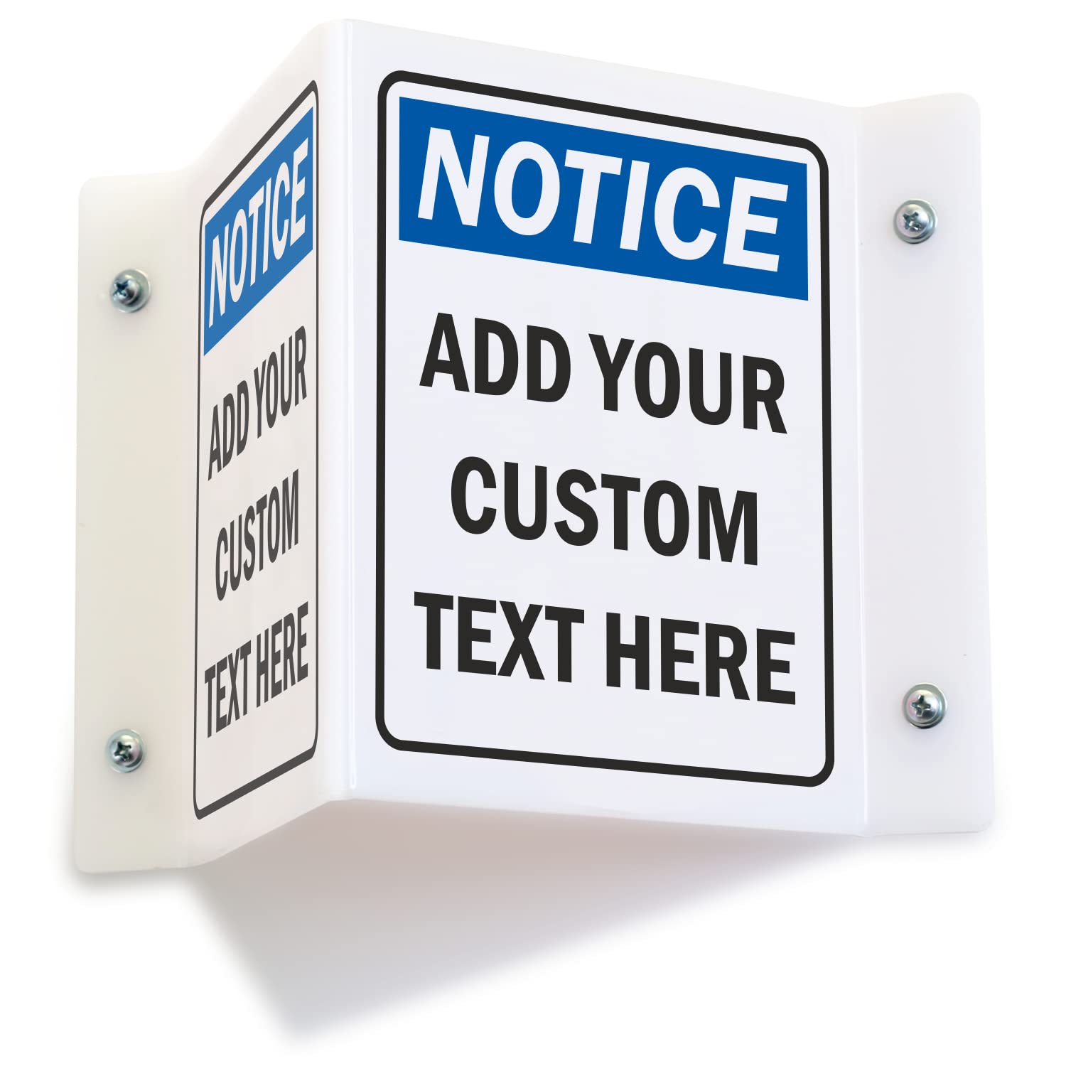 Amazon.com : SmartSign Custom Projecting Notice Sign - Add Your ...