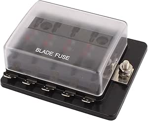 Amazon.com: Aexit DC 32V Fuses 100A (Max.) Small Car Terminals Circuit ...