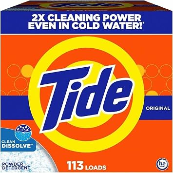Amazon.com: Tide, Original Detergent Powder, 129 Ounce : Health & Household