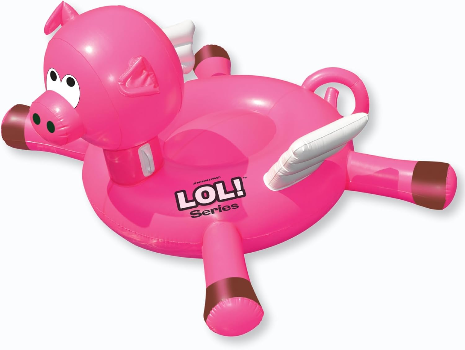 Amazon.com: SWIMLINE ORIGINAL 90266 Giant Inflatable LOL Pig Pool Float ...