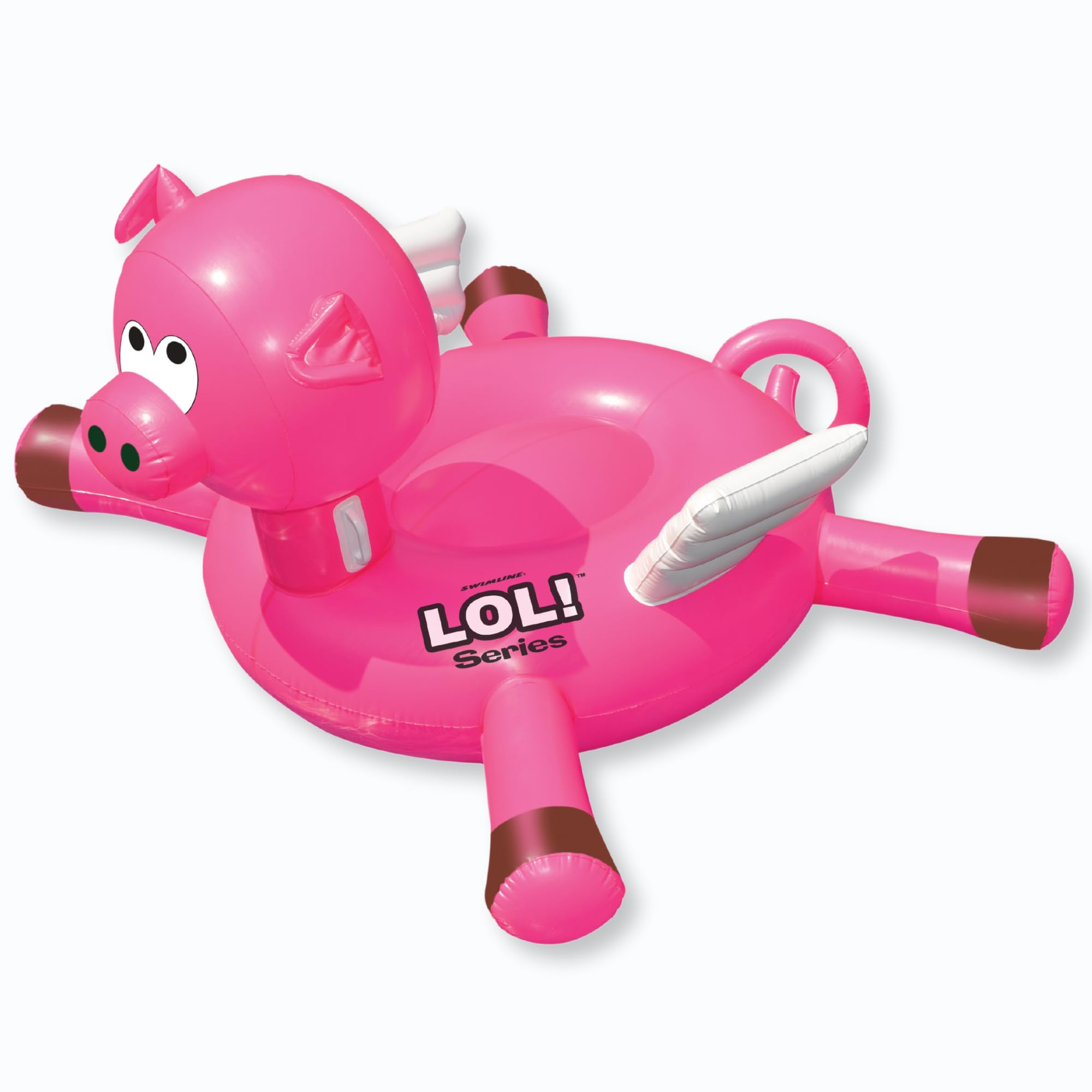 Amazon.com: SWIMLINE ORIGINAL 90266 Giant Inflatable LOL Pig Pool Float ...