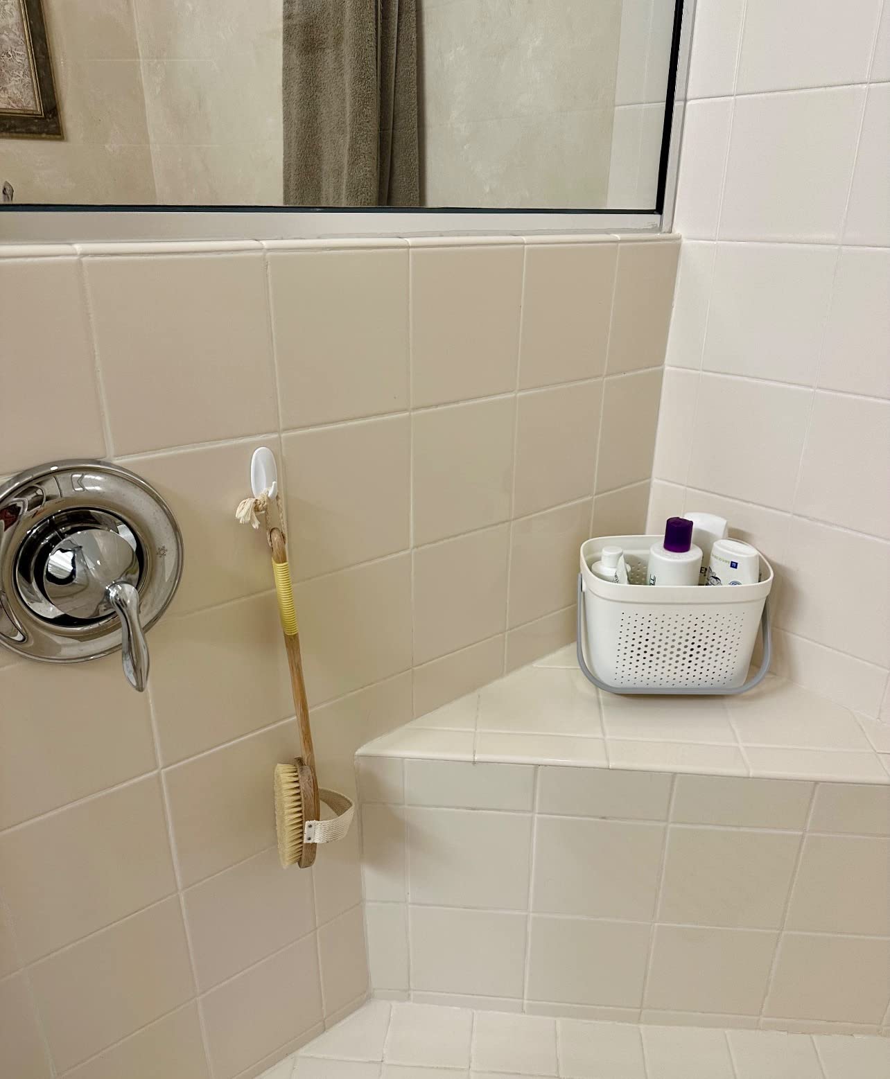 Amazon.com: TAILI Portable Shower Caddy Basket Tote, Plastic Shower ...