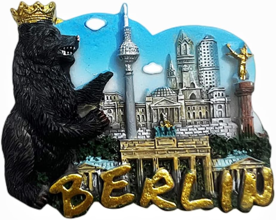 Amazon.com: Berlin Germany Refrigerator Magnet Travel Souvenir Fridge ...