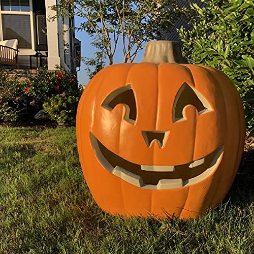 Amazon.com: Halloween Pumpkin - Lighted Jack O Lantern Holiday Pre-lit ...
