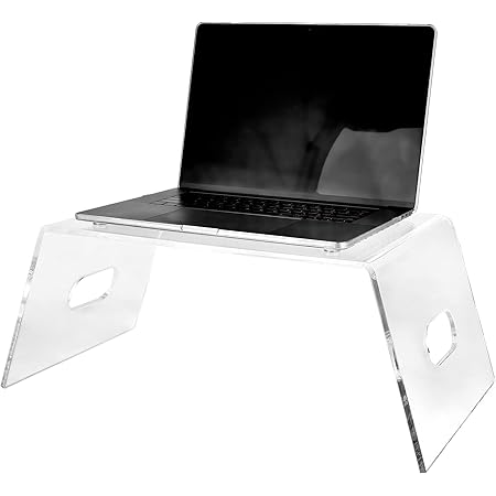 Amazon.com: AdirHome Adir Acrylic Monitor Stand - Clear Laptop Lift ...