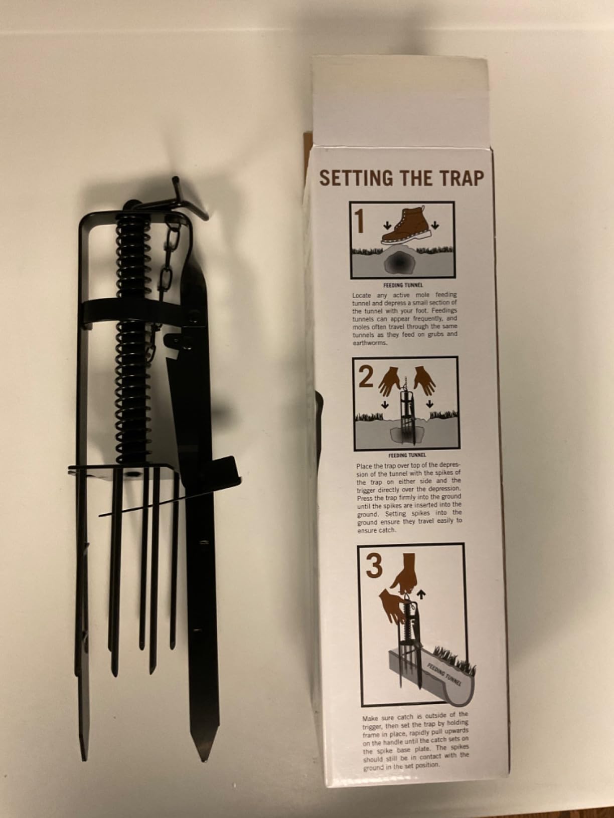 Amazon.com : YARDDOG Bite Spikes Plunger Mole Trap : Patio, Lawn & Garden