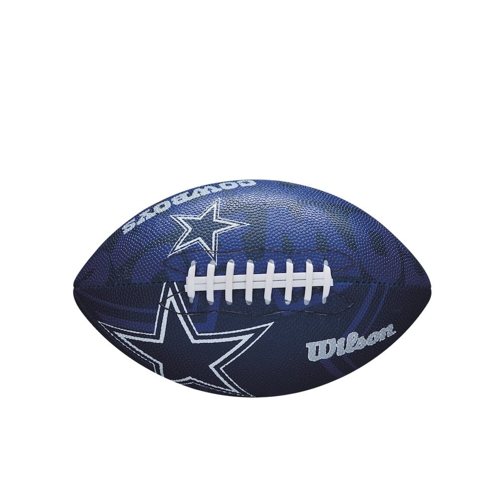 Wilson Unisex-Youth NFL Junior Team Logo Football, Whiet/Blue : Amazon ...