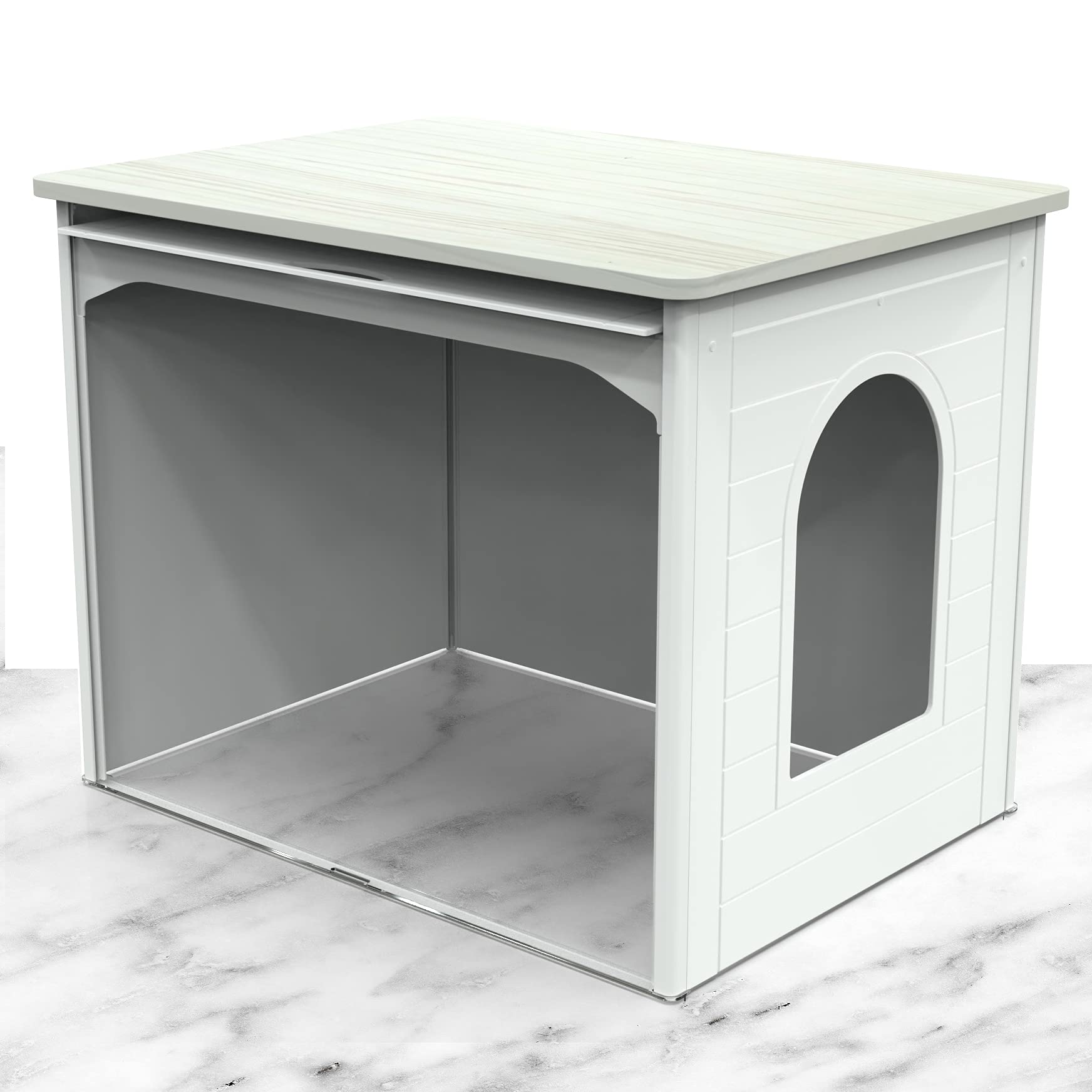 Palram Tiger Double Cat Litter Box Furniture Hidden Xl Pet | Desertcart ...