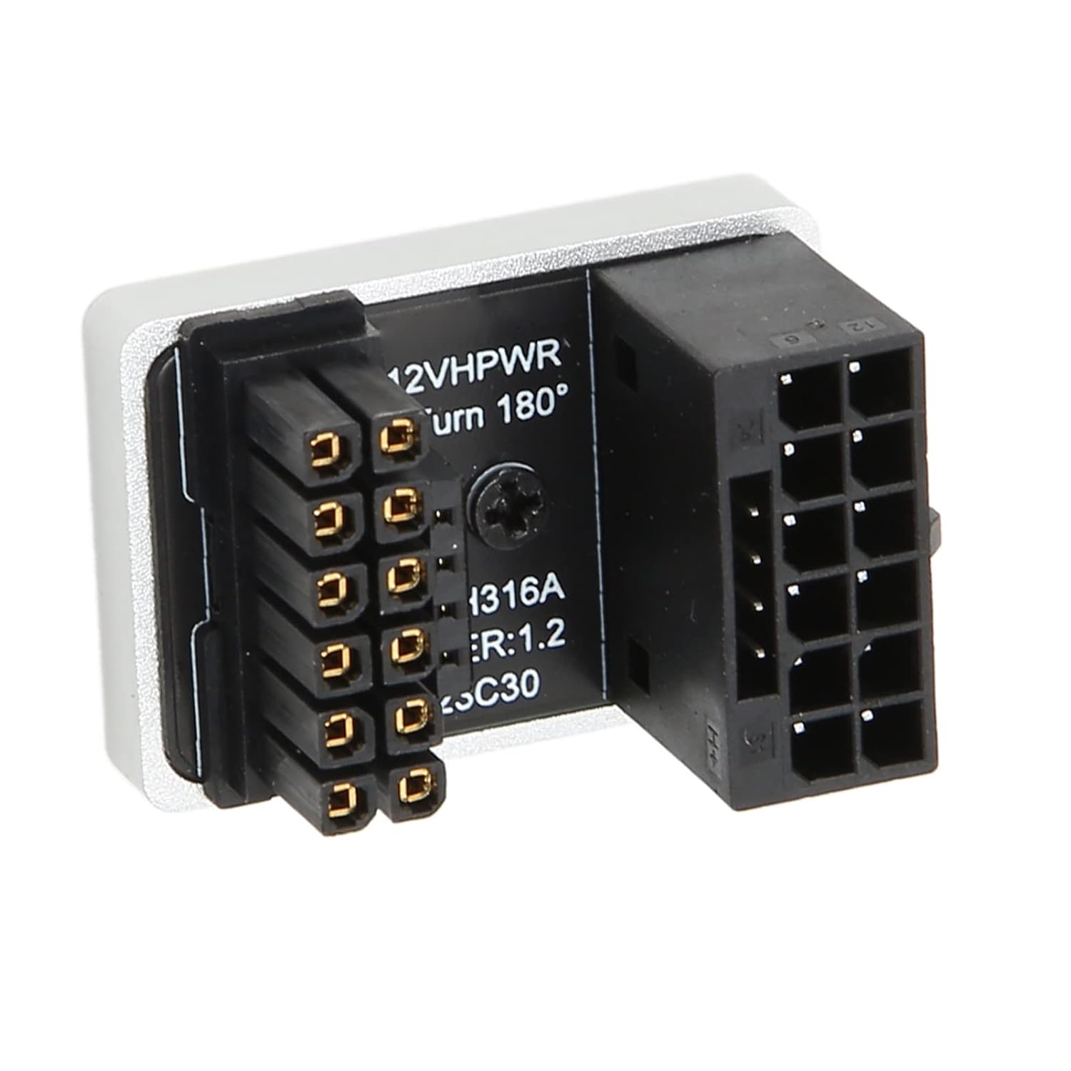 Amazon.com: 16 Pin 180 Degree Adapter, U Turn 180 16 Pin Connector GPU ...