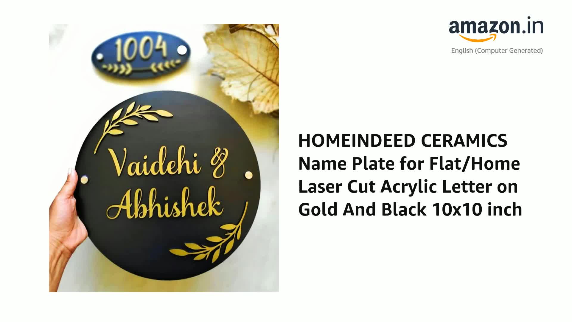 Ceramic Name Plates