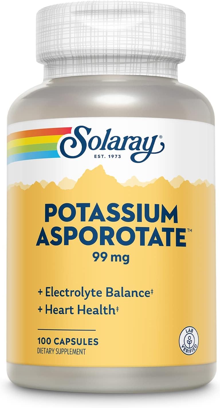 Amazon.com: Solaray Potassium Asporotate Chelated Supplement ...
