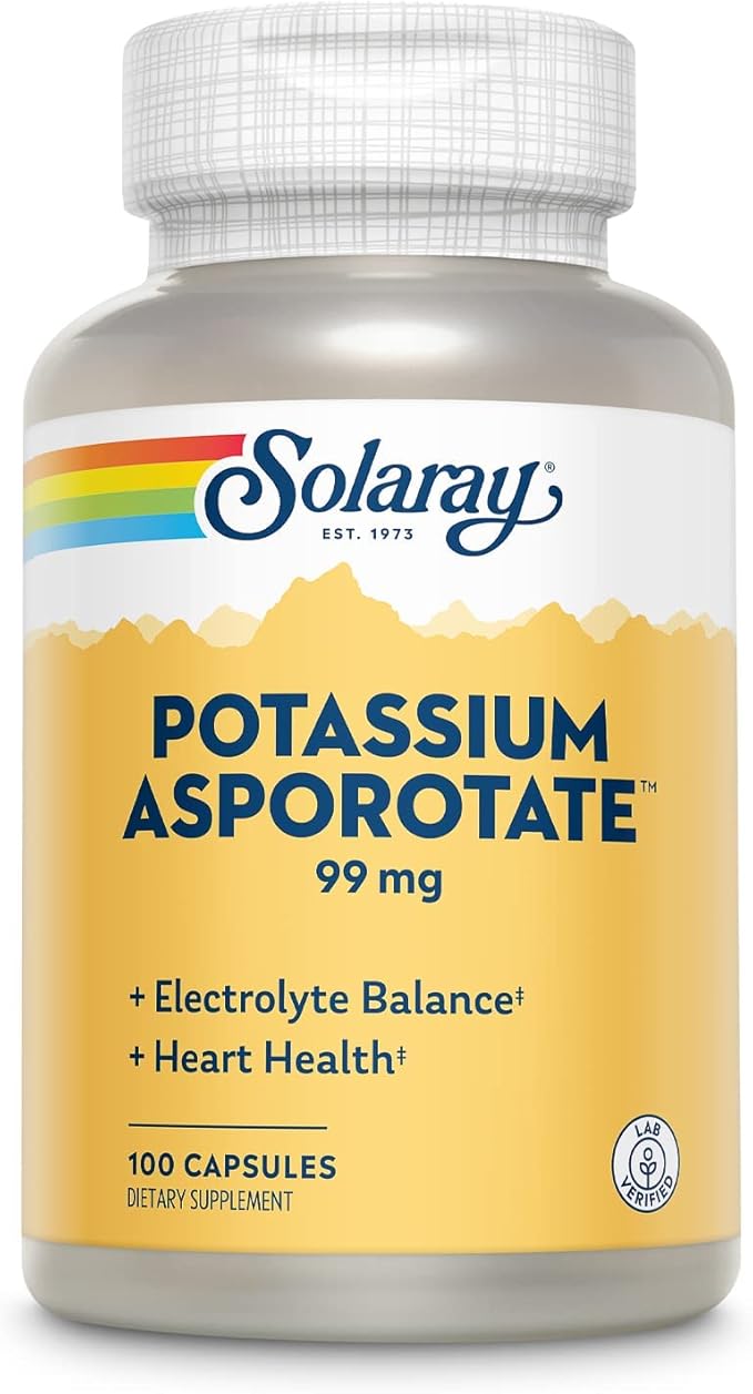 Amazon.com: Solaray Potassium Asporotate Chelated Supplement ...