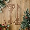Amazon.com: Chunful 2 Pcs Keys Wall Art Large Skeleton Key Sign Vintage ...