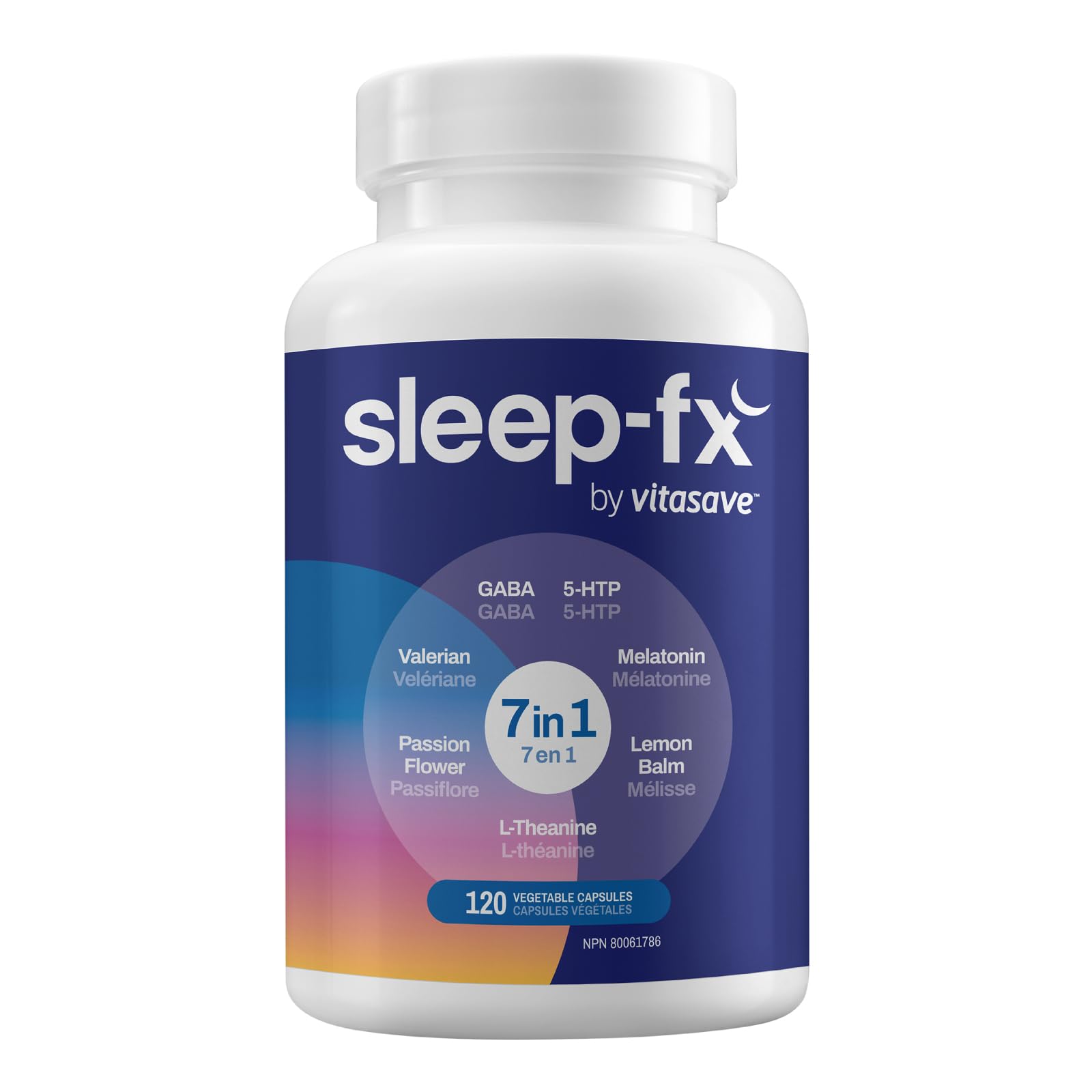 Sleep-Fx Natural Sleep Aid For Adults | 7-in-1 Formula - GABA, L ...