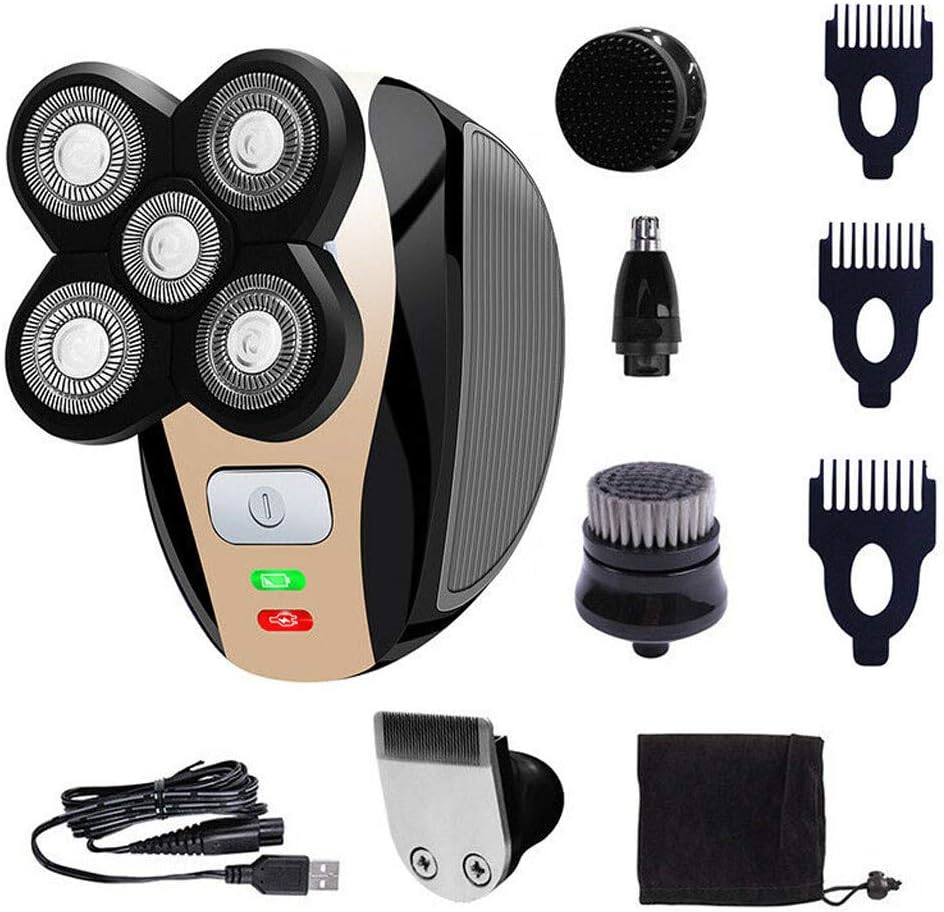 Amazon.com: Shaving Hair Bald Rechargeable Trimmer Machine Head in ...