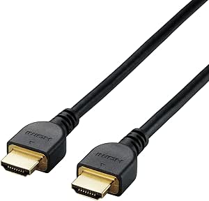 Amazon | エレコム HDMI ケーブル 5m 4K × 2K対応 ブラック DH-HD14E50/RS | エレコム(ELECOM) | HDMIケーブル