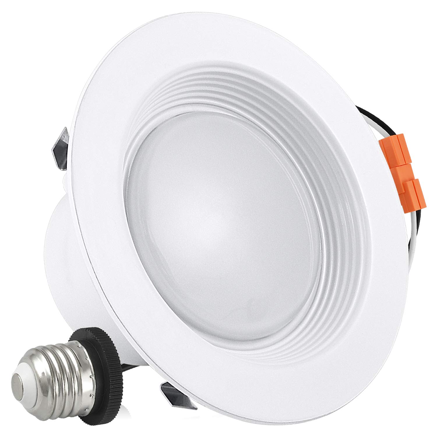 Buy Luxrite 4 Inch Retrofit LED Recessed Lighting Fixture, 10W (60W ...