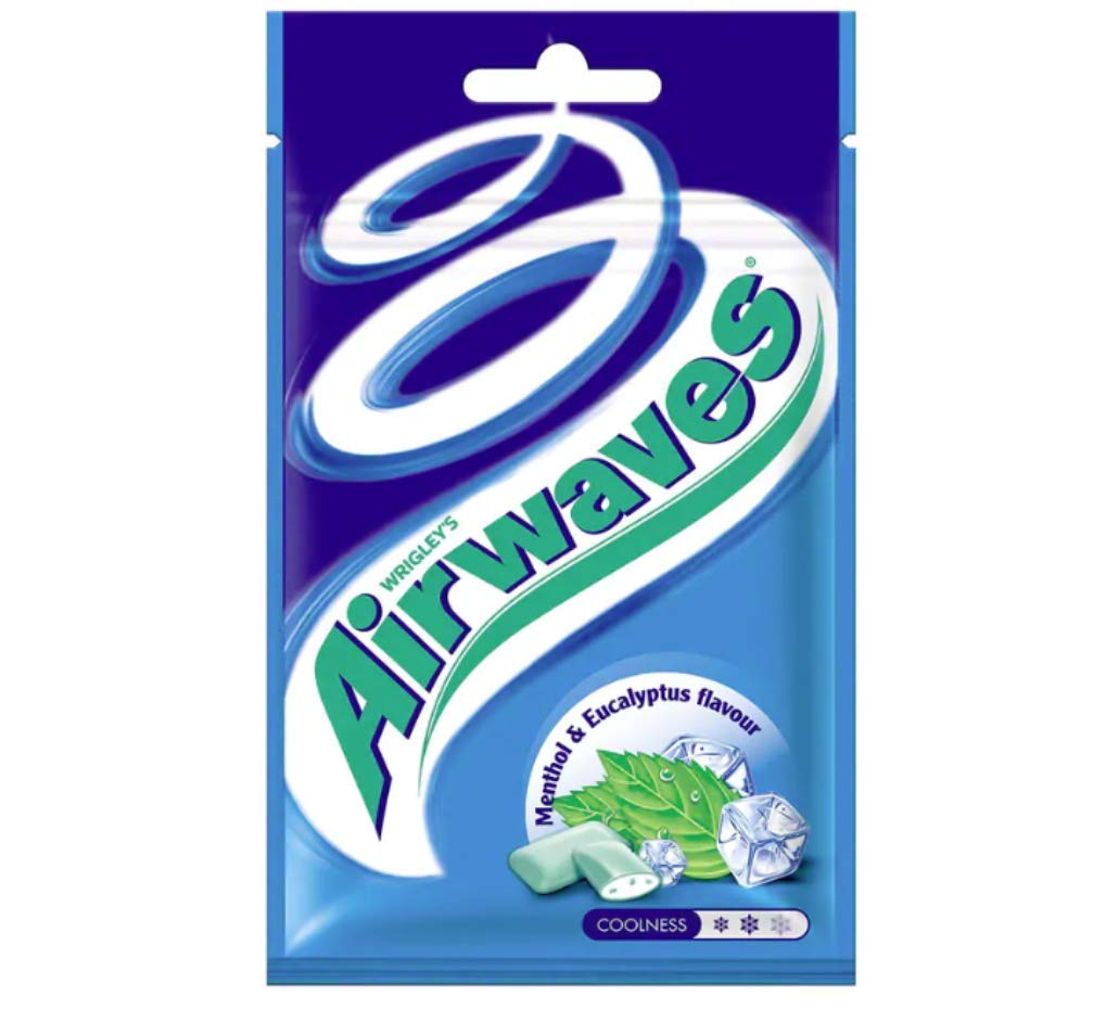 Buy Wrigley's Airwaves Menthol & Eucaltptus Flavour Sugarfree Chewing ...