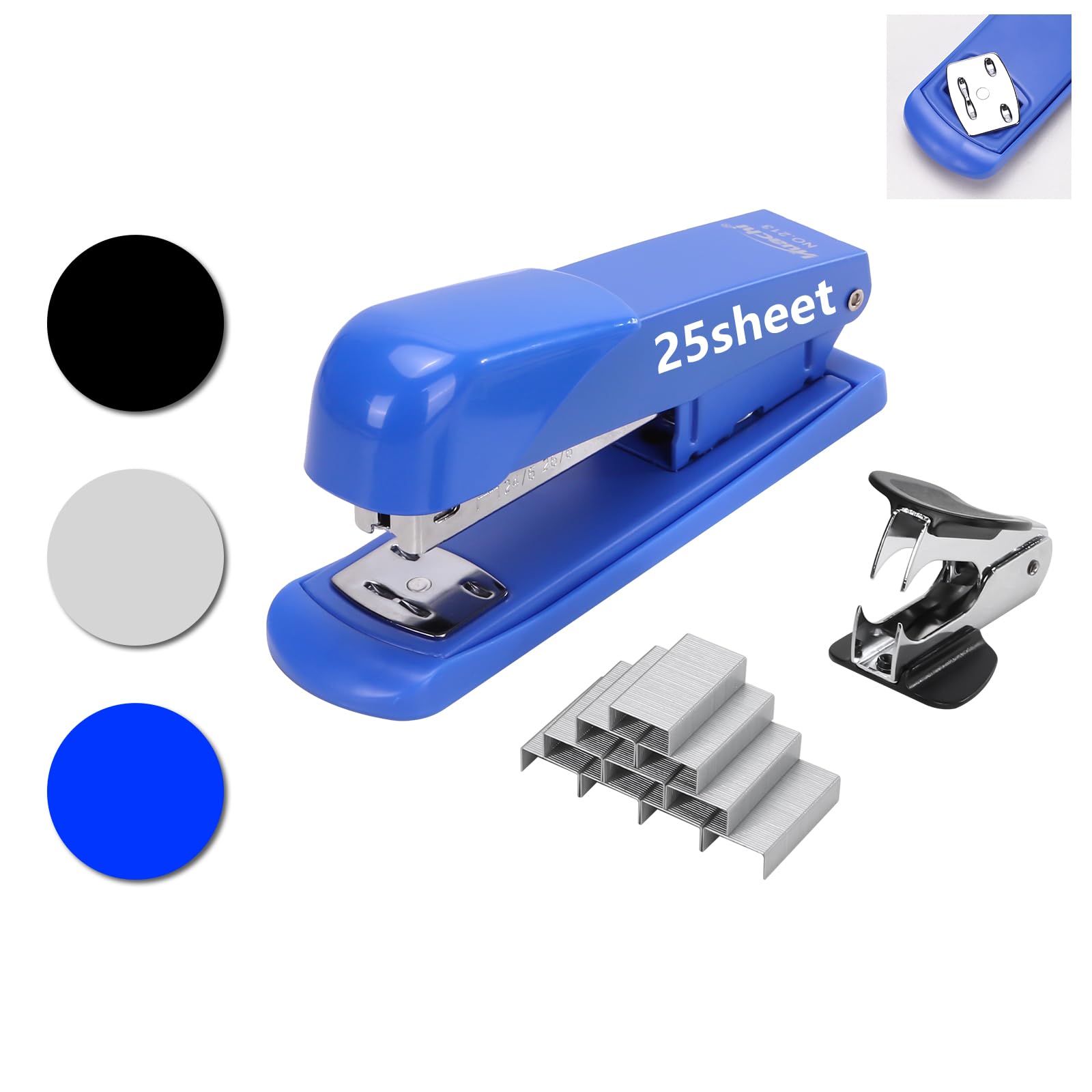 Amazon.com : Yorhoen Office Stapler for Desk with Staples,25 Sheet ...