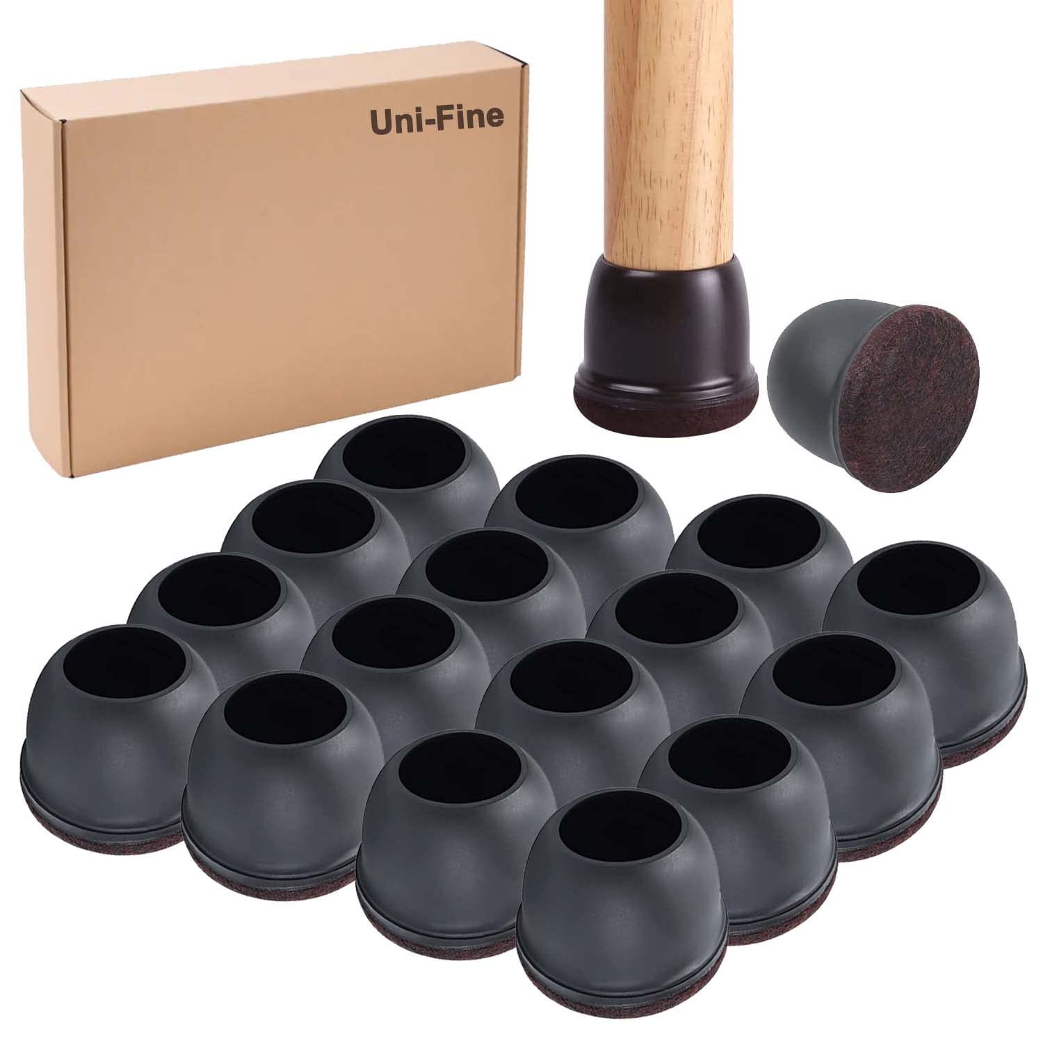 Uni-Fine 16pcs Chair Leg Caps Protectors, Φ35mm Chair Leg Covers for ...
