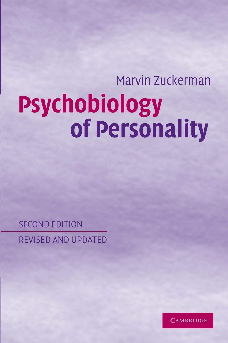 Psychobiology of Personality (Problems in the Behavioural Sciences S ...