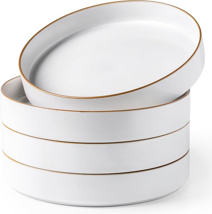 Amazon.com | LERATIO Pasta Bowls Set of 4,30 Oz Ceramic Large Stoneware ...