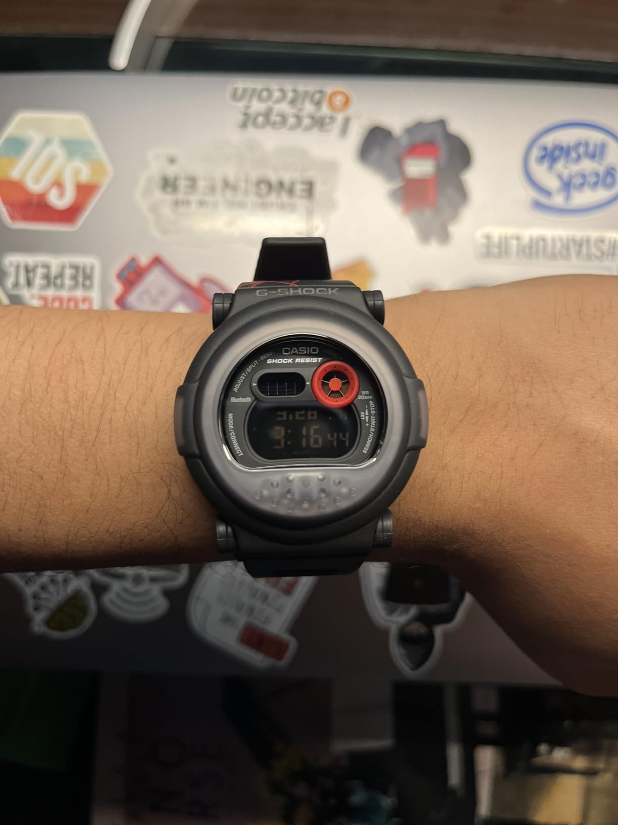 Casio Men Resin G-Shock Digital Black Dial G-B001Mva-1Dr (G1342), Band ...