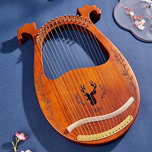 DOYING C Key 16-String Wooden Lyre Harp Resonance Box String Instrument ...