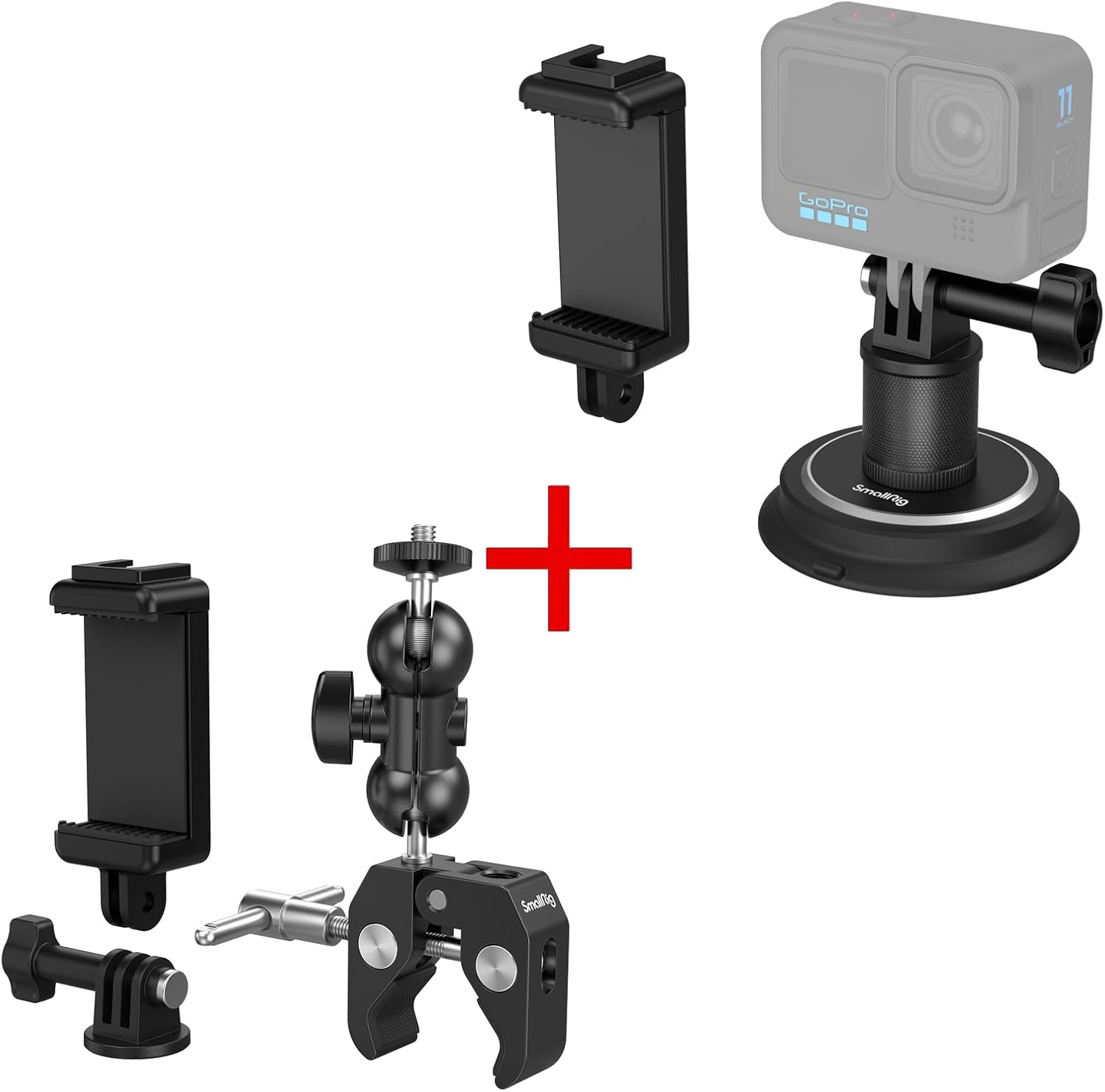 Amazon.com : SMALLRIG Camera Mount Clamp Kit and Magnetic Mount 4373 ...