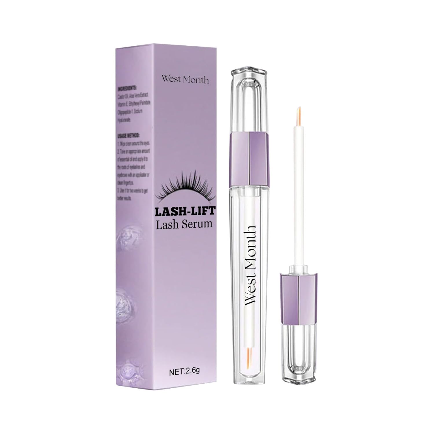Premium Eyelash Growth Serum and Eyebrow Enhancer – Natural Lash Boost & Enhancer for Longer ...