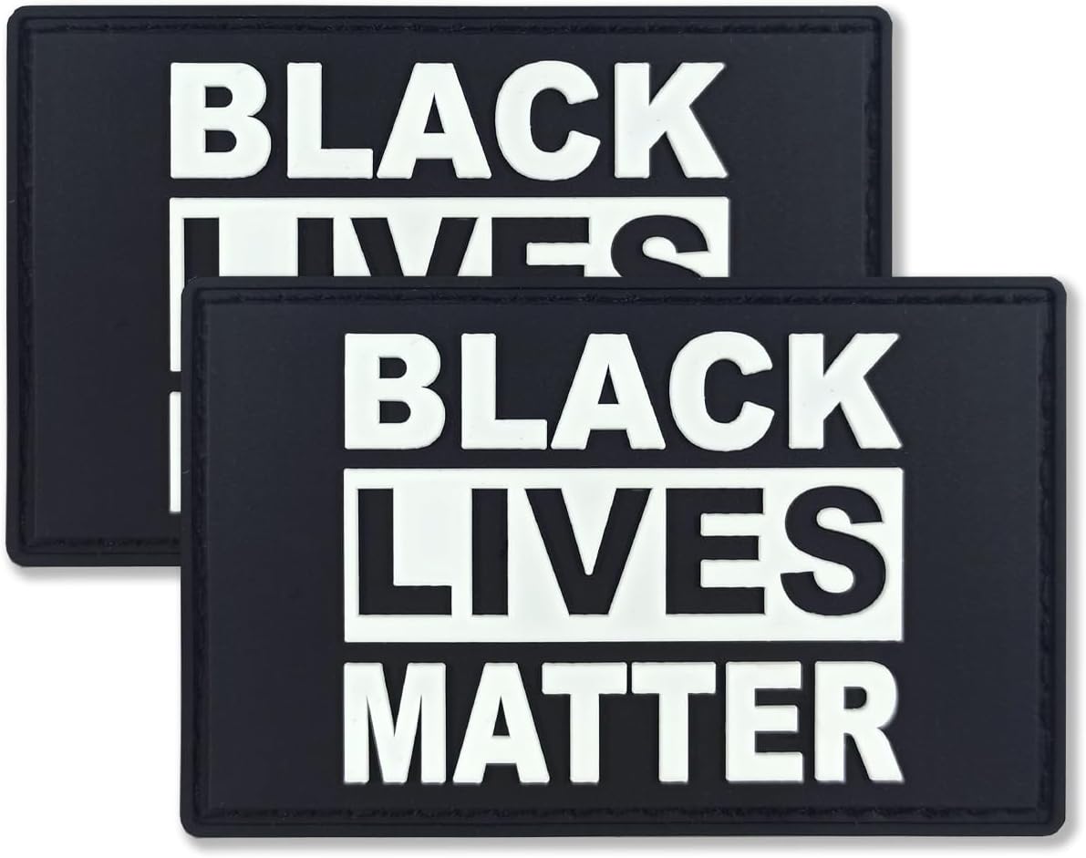 Amazon.com: QQSD Black Lives Matter Flag Patch BLM Tactical Military ...