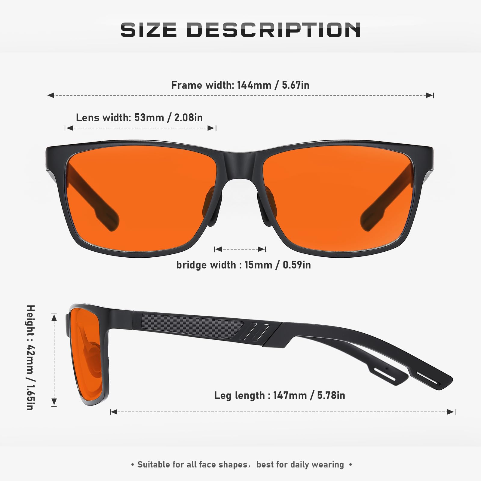 Snapklik.com : Blue-Light-Blocking-Glasses Men/Women Gaming Glasses ...