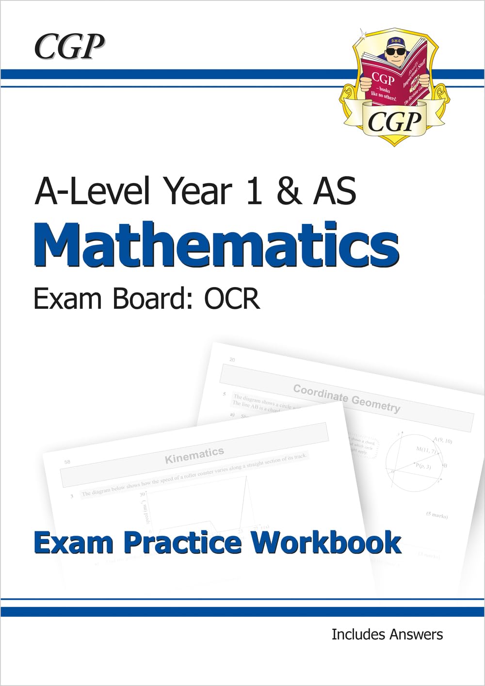 AS-Level Maths OCR Exam Practice Workbook (includes Answers) (CGP A ...