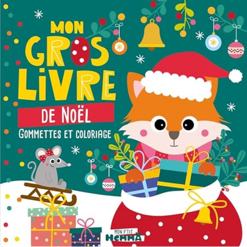 Amazon.fr - Mon P'tit Hemma - Mon gros livre de Noël - Gommettes à ...